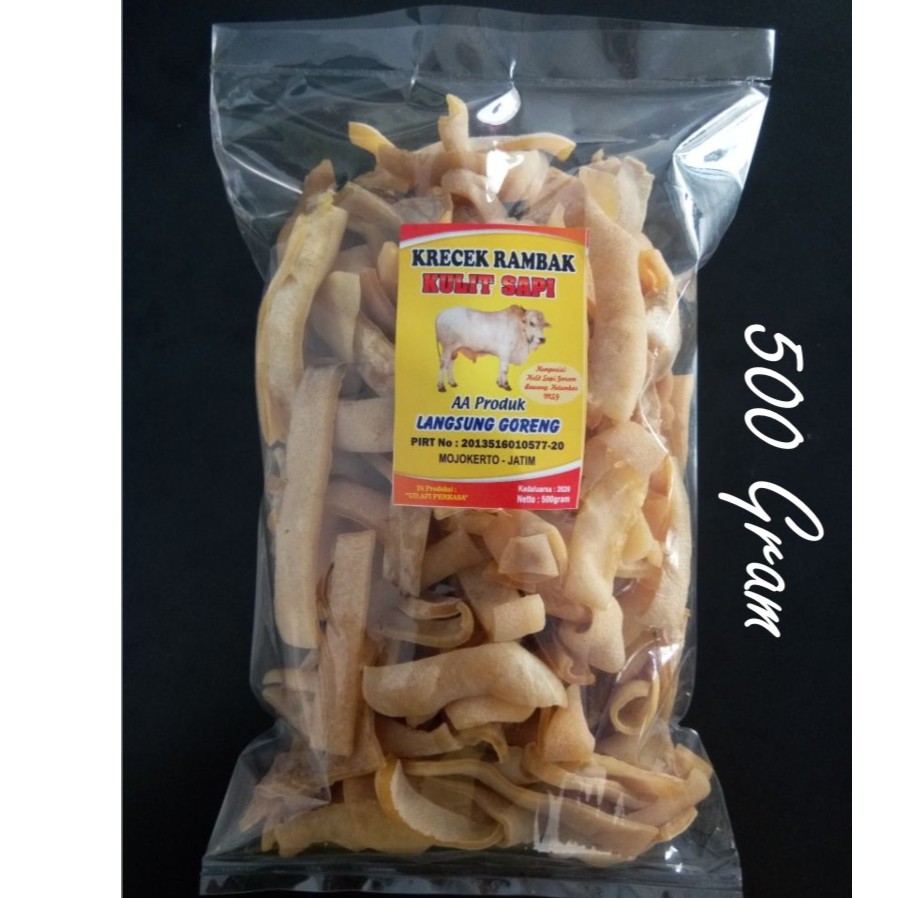 Jual Krecek Kerupuk Rambak Kulit Sapi Mentah Kerupuk Kulit Sapi