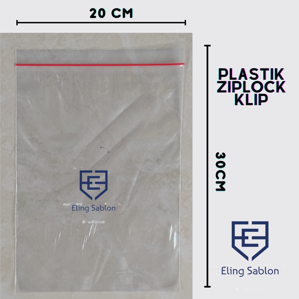 Jual Plastik Klip Ziplock 20x30 tebal murah | Shopee Indonesia