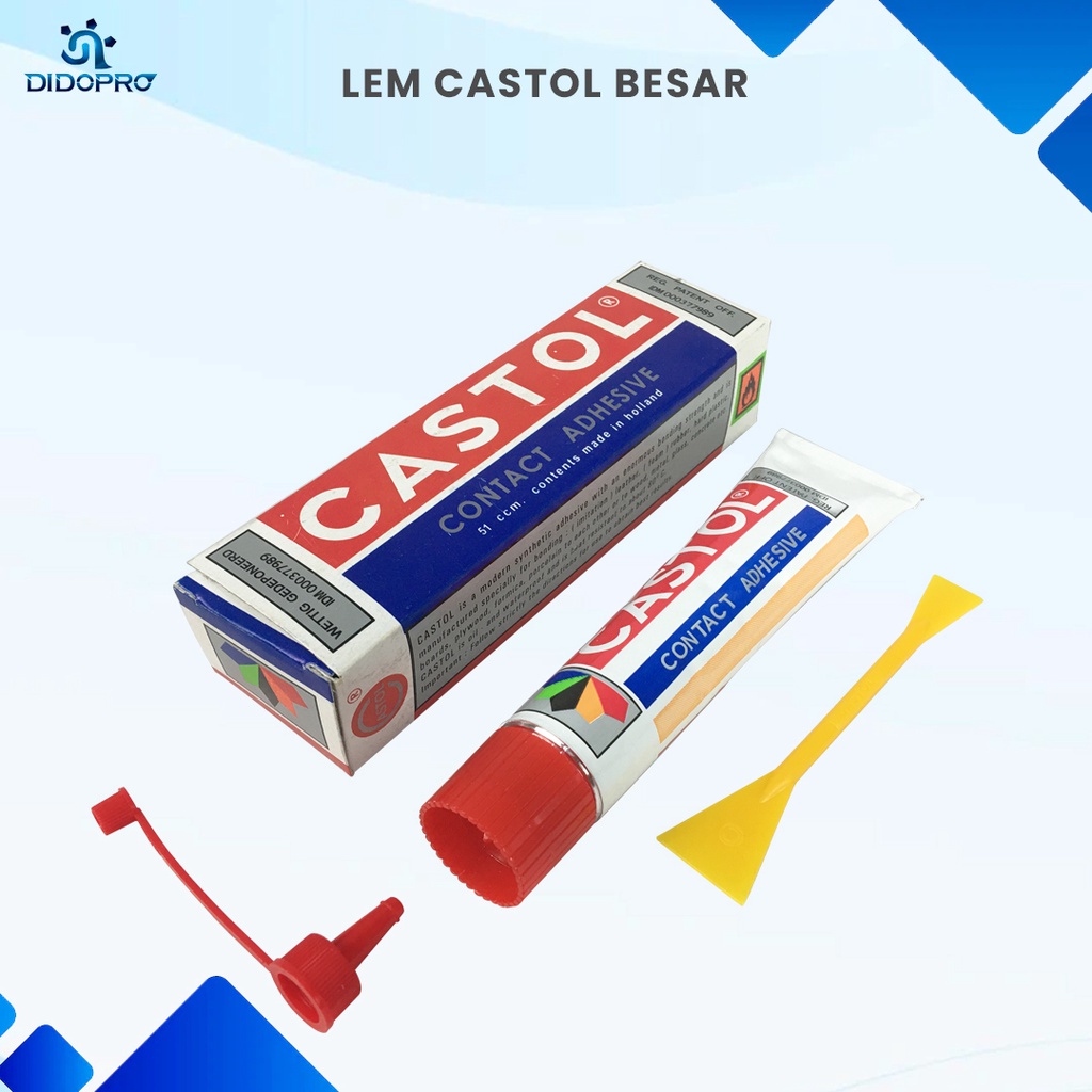 Jual Lem Castol Contact Adhesive ORIGINAL 100% / Lem Kuning Castol 51 ...