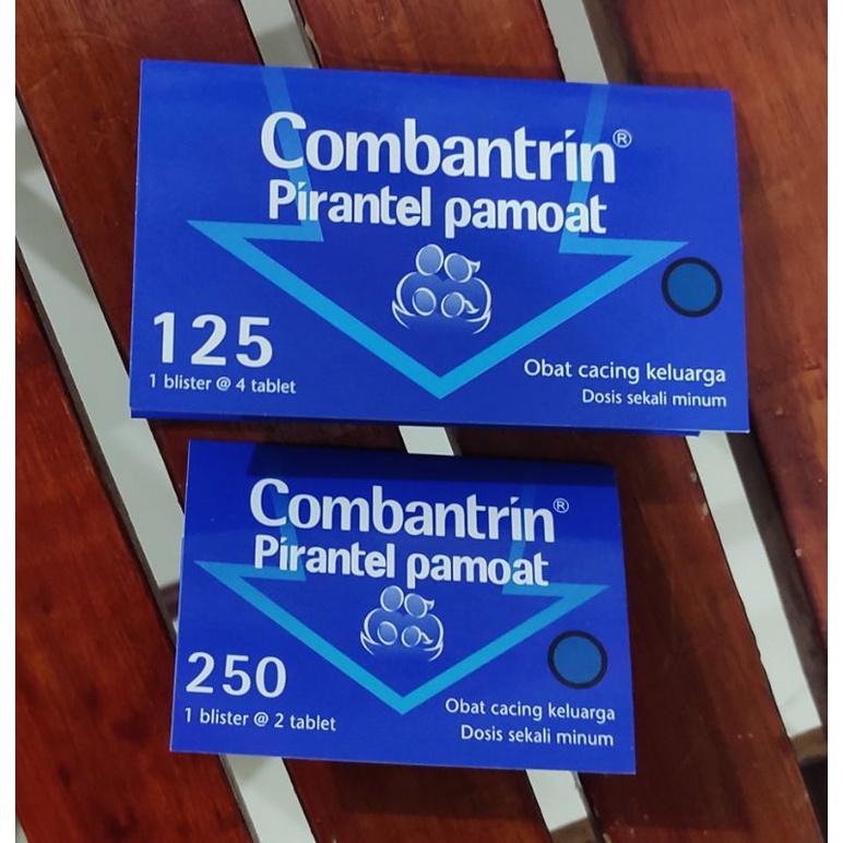 Jual Combantrin Tablet 125 dan 250 Mg / Obat Cacing / Anak / Dewasa ...