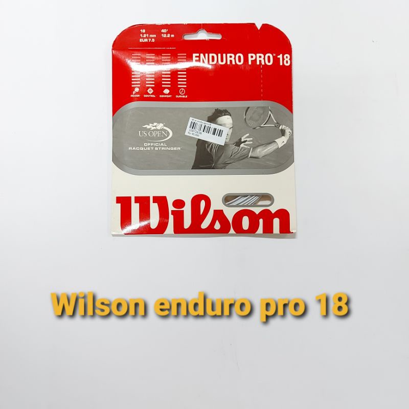 Jual SENAR TENIS WILSON ENDURO PRO 18 ORIGINAL | Shopee Indonesia