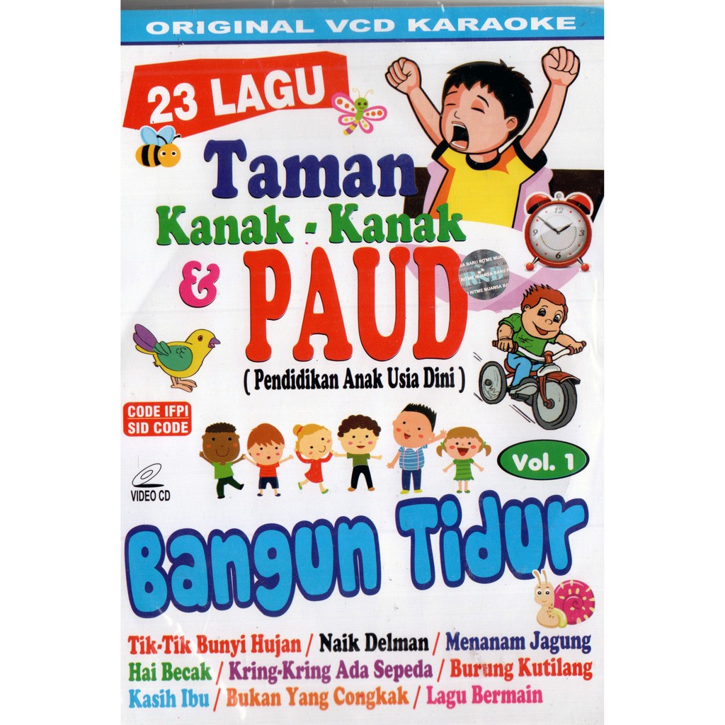 Jual VCD KARAOKE 23 LAGU TAMAN KANAK (TKK) & PAUD VOL.1 | Shopee Indonesia