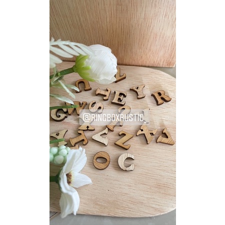 Jual Inisial Nama Huruf Angka Plywood | Shopee Indonesia