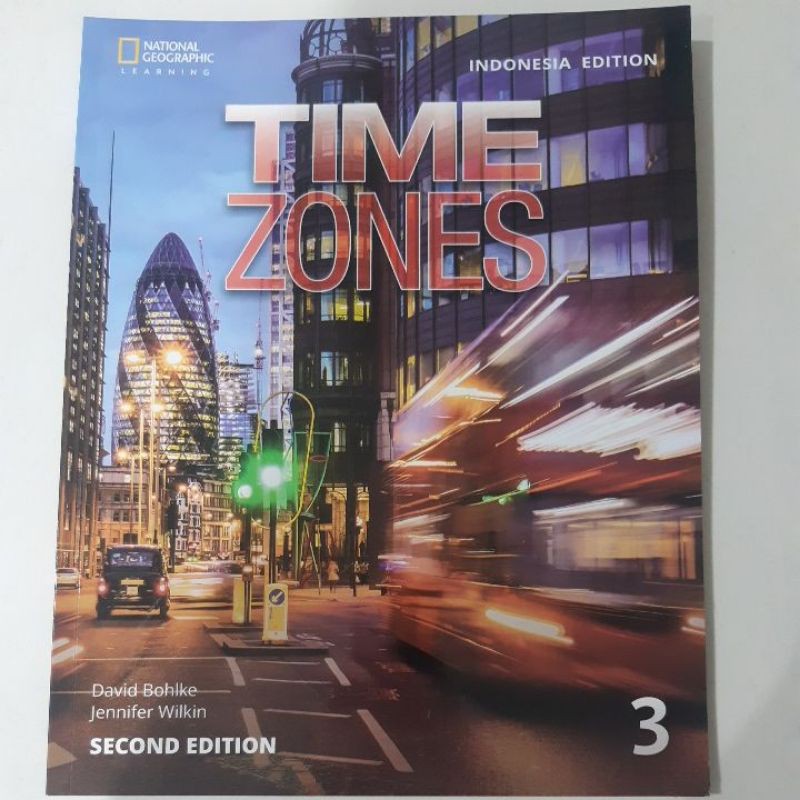 Jual Buku Pelajaran Bahasa Inggris TIME ZONES 3 Second Edition National Geographic Indonesia ...