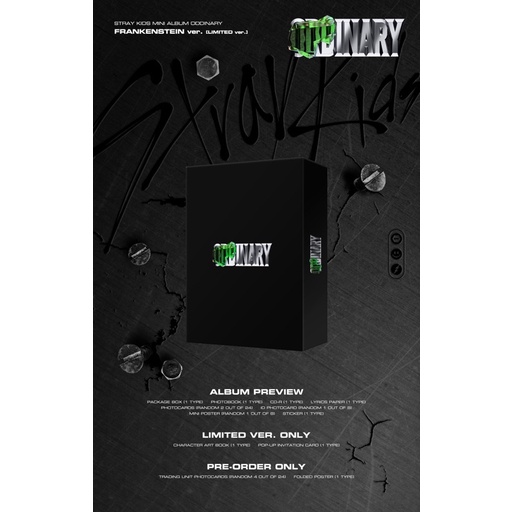 Jual Stray Kids ODDINARY FRANKENSTEIN Limited Scanning Mask Off Version ...