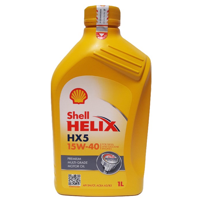 Jual Oli Shell Helix HX5 15W-40 1L / Oli Mesin Motor Shell | Shopee ...