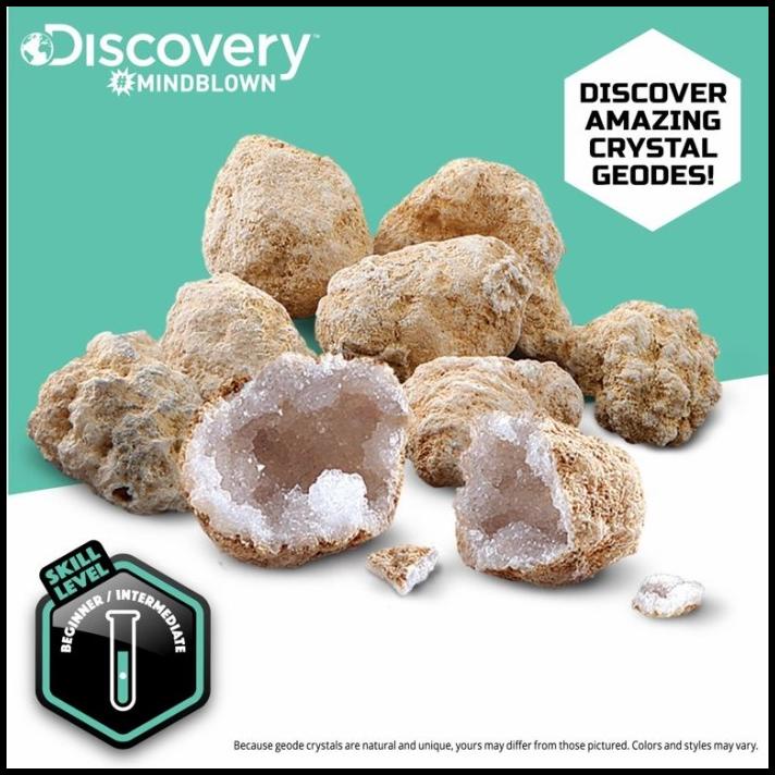 Jual Discovery Mindblown Mystery Crystals Geode Kit | Shopee Indonesia