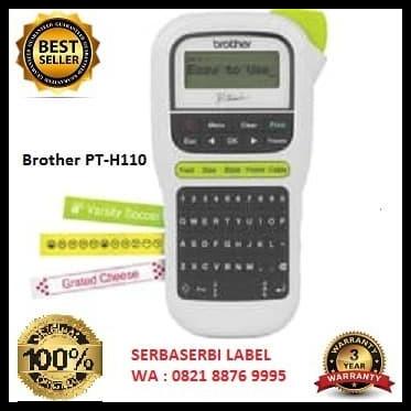 Jual Brother Label Printer Pt-H110 Label Maker | Pth110 Label Maker ...