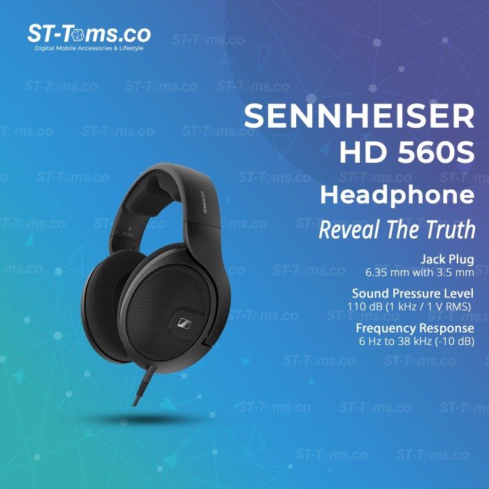 Jual Sennheiser HD 560S / HD560 S HiFi Headphone | Shopee Indonesia