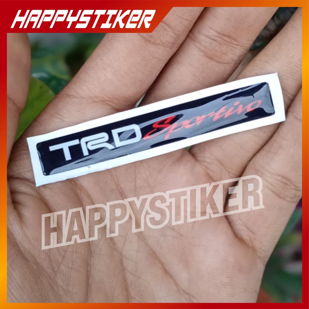 Jual Emblem Spoiler TRD SPORTIVO / Sticker TRD Sportivo / Emblem ...