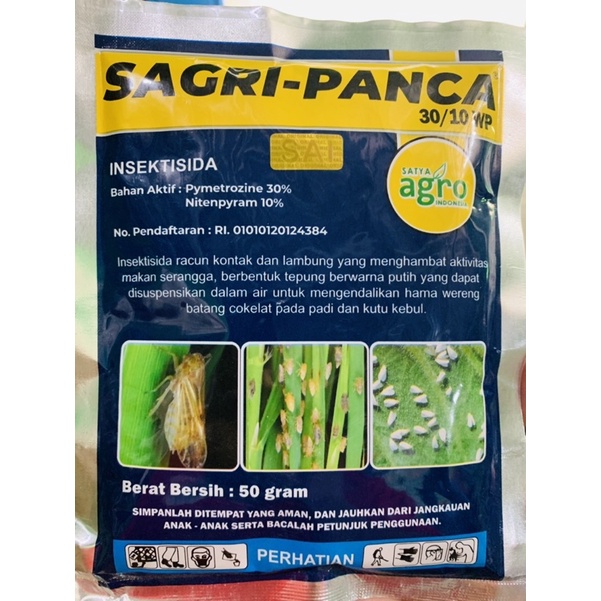 Jual Insektisida SAGRI - PANCA 30/10 WP Kemasan 50gr | Shopee Indonesia