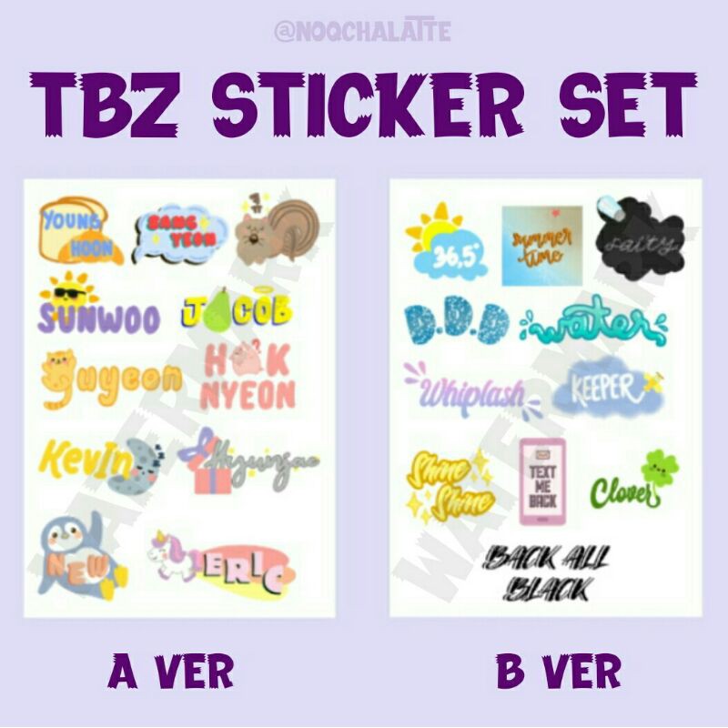 Jual The Boyz Sticker Set (Die Cut) | Shopee Indonesia