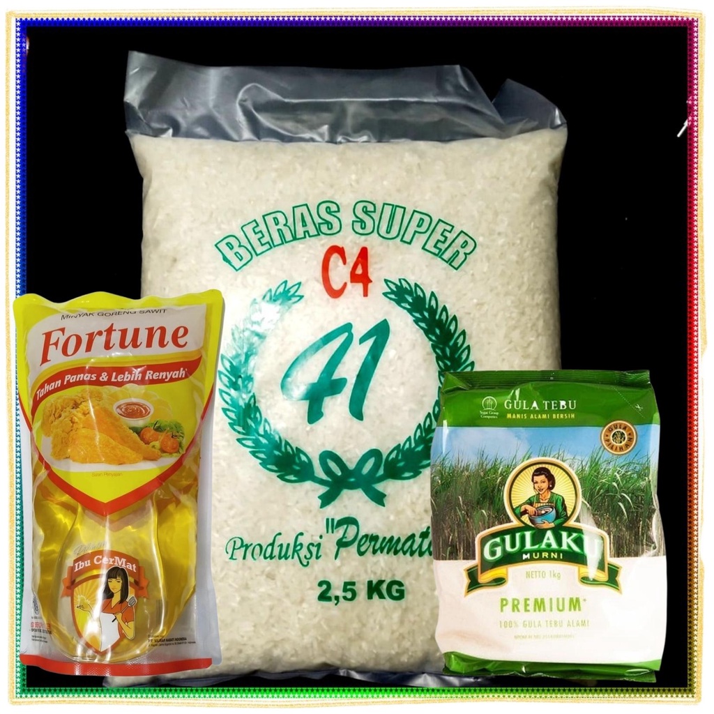 Jual paket parcel 128 PARSEL LEBARAN SEMBAKO MINYAK GULA BERAS | Shopee ...
