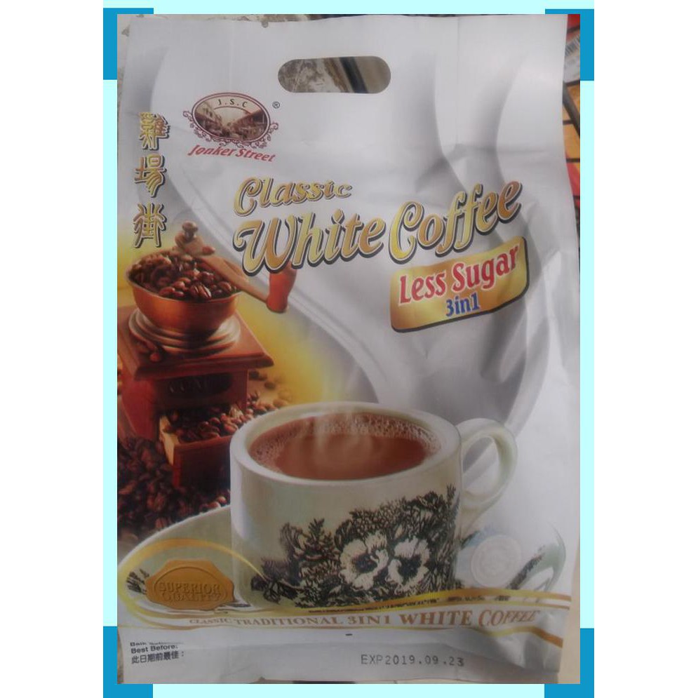 Jual Jonker street | classic white coffe | less sugar 3 in 1 | 20 x 25 ...