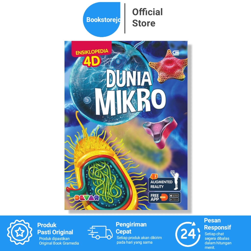 Jual Buku Ensiklopedia 4D : Dunia Mikro - Devar | Shopee Indonesia