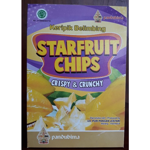 Jual Keripik kripik buah belimbing 80 gram box Kayavit Pandubima ...
