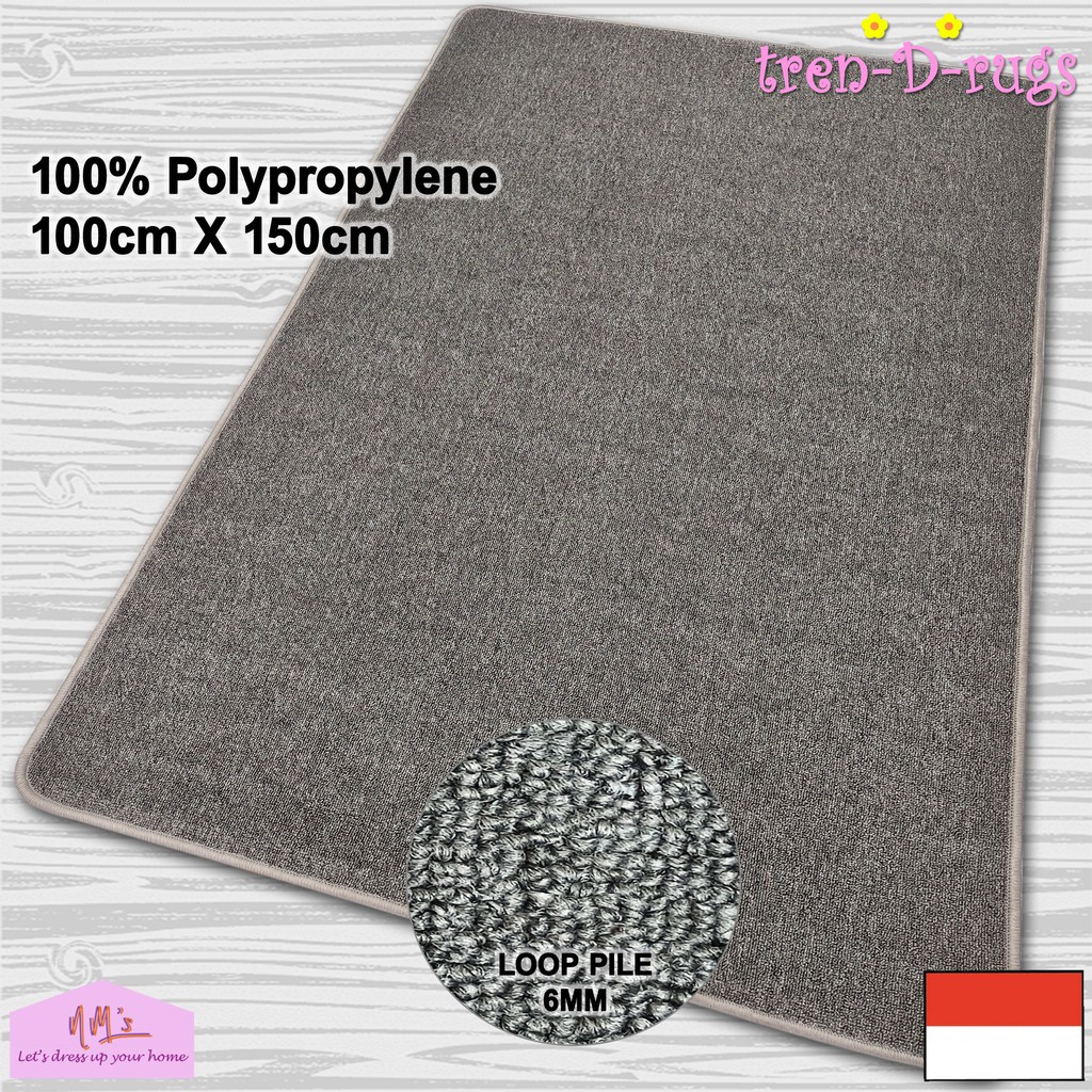 Jual Karpet Polypropylene Polos Lantai Ruang Tamu Tidur Permadani ...
