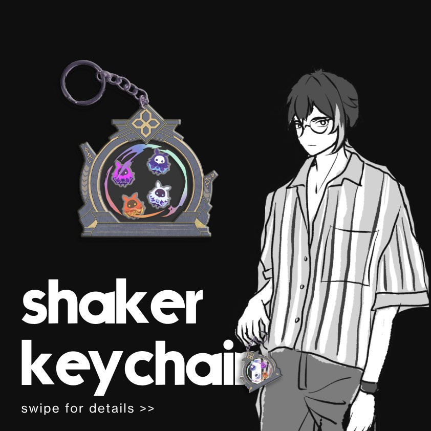 Jual SHAKER KEYCHAIN Genshin Impact Fanmerch Character Abyss Mage ...