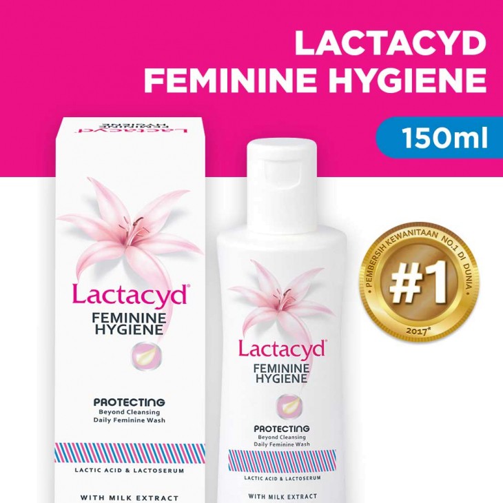 Jual LACTACYD FEMININE HYGIENE PROTECTING 150ML | Shopee Indonesia