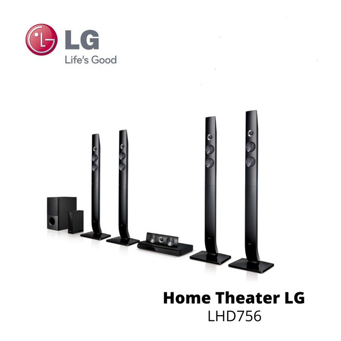 Jual LG LHD756 Home Theater 1200W Tallboy Speaker HTS | Shopee Indonesia