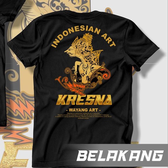 Jual KAOS INDONESIAN ART WAYANG BUDAYA INDONESIA BIG SIZE M L XL 2XL ...