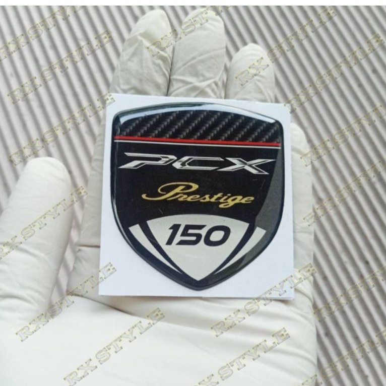Jual Emblem stiker PCX 150 , 160 prestige | Shopee Indonesia
