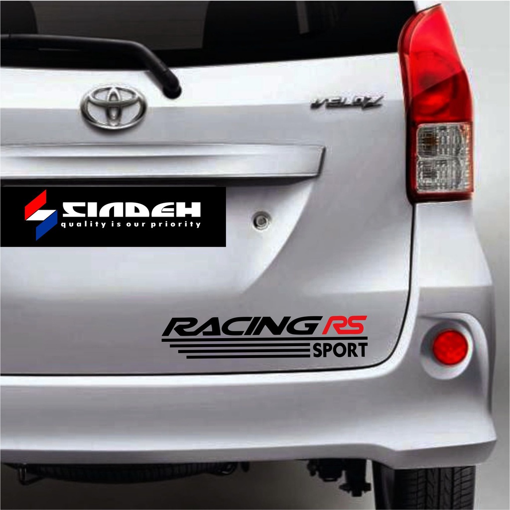 Jual CUTTING STICKER MOBIL JS RACING WAZA STIKER MOBIL PINTU BAGASI ...