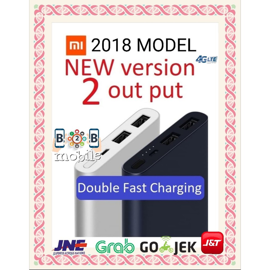 Jual ORIGINAL power bank xiaomi Mi 2 PRO NEW GENERATION 10000 mAH asli ...