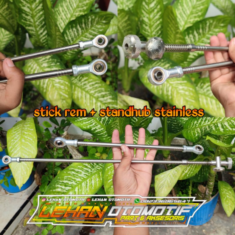 Jual stick rem + stand hub stainless | Shopee Indonesia
