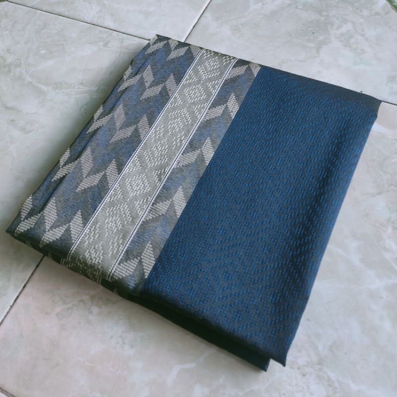 Jual Songket Baroon Biru Navy | Tenun Songket Navy | Kain Songket Baron ...