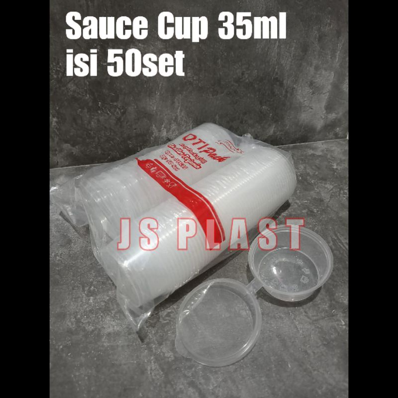Jual [ADA HARGA GROSIR] (ISI 50PCS) Sauce Cup 35ml / Wadah Saos ...