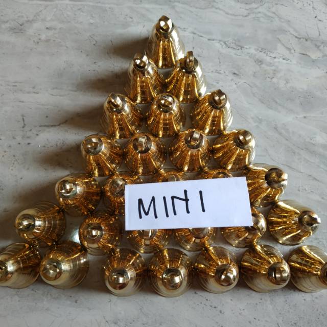 Jual lonceng kuningan Mini / bel lonceng mini / lonceng es mini bahan ...