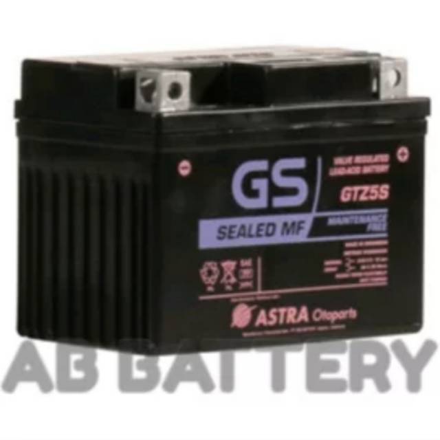 Jual AKI MOTOR MATIC GTZ5S ORIGINAL GS ASTRA | Shopee Indonesia