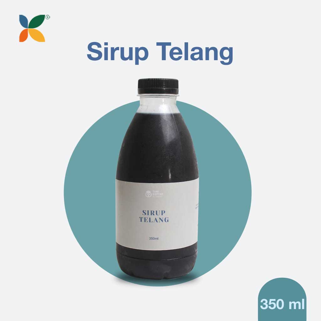 Jual Sirup Telang Tani Kepyar | Pewarna minuman alami | Ekstrak Bunga ...