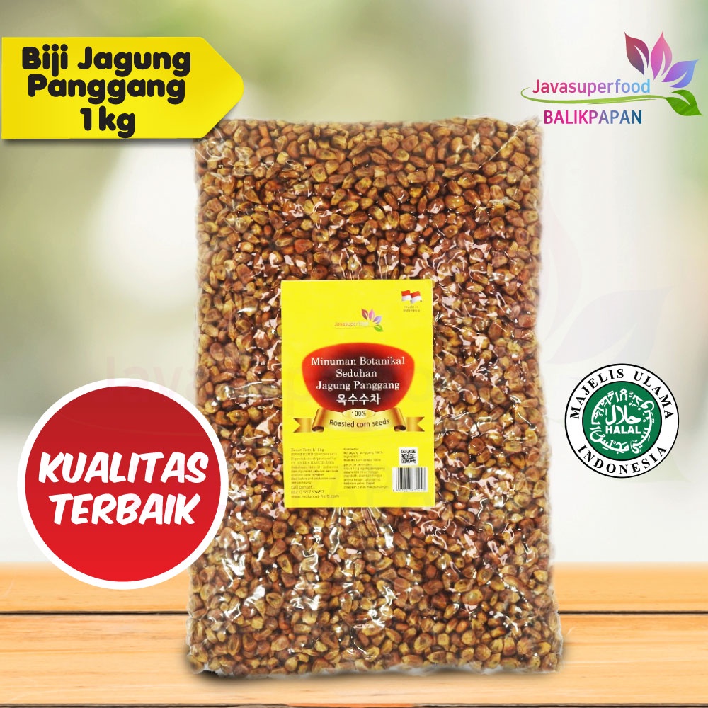 Jual Teh Biji Jagung Panggang Korea Utuh 1kg, 500g Lokal / Roasted Corn ...