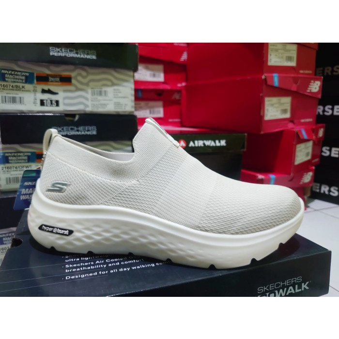 Jual SKECHERS GO WALK HYPER BURTS 216074-OFWT OFFWHITE - Putih, 100% ...