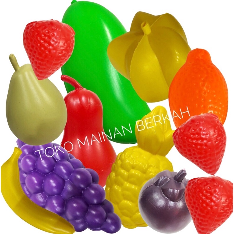 Jual Mainan buah jala 12pcs promo | Shopee Indonesia