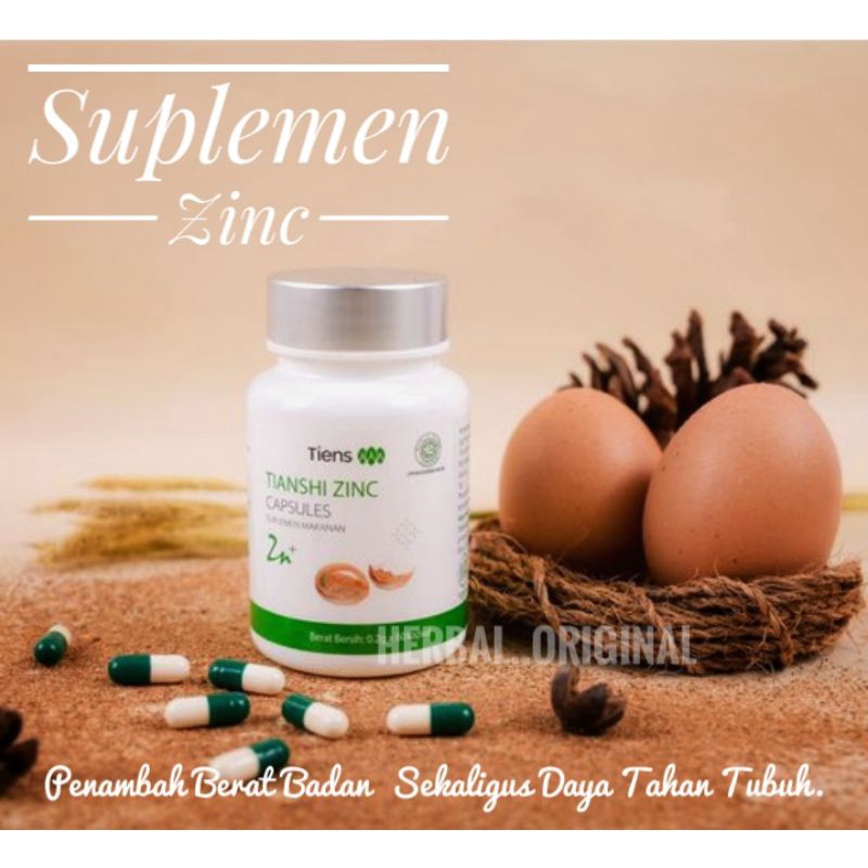 Jual ZINC ORIGINAL PENAMBAH BERAT BADAN, DAYA TAHAN TUBUH, IMUNITAS ...