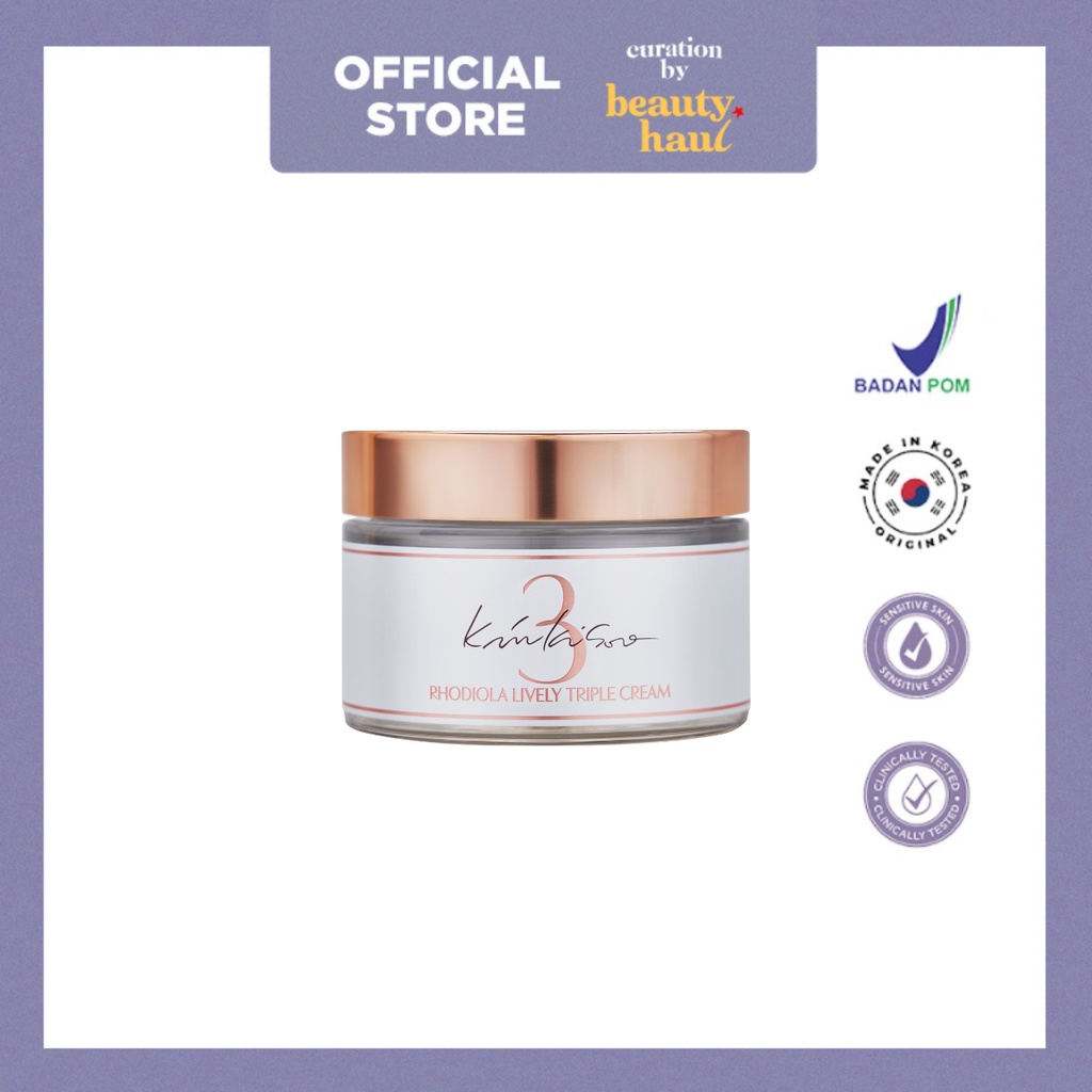 Jual L'essential Rhodiola Lively Triple Cream 80ML | Shopee Indonesia