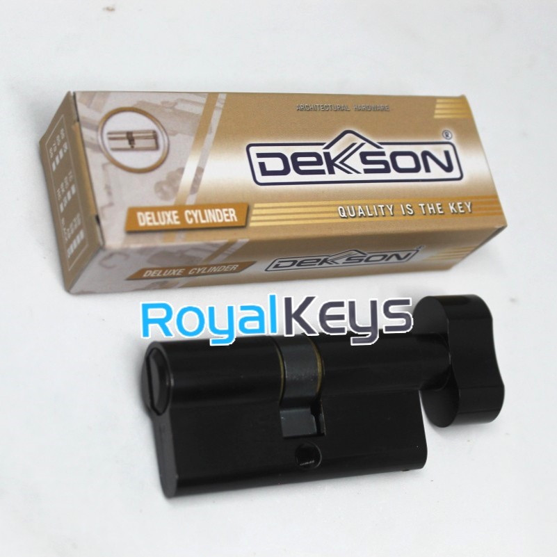 Jual Kunci Silinder Dekson Dekkson BK DL 60mm 60 mm Matt Black Hitam Cylinder | Shopee Indonesia