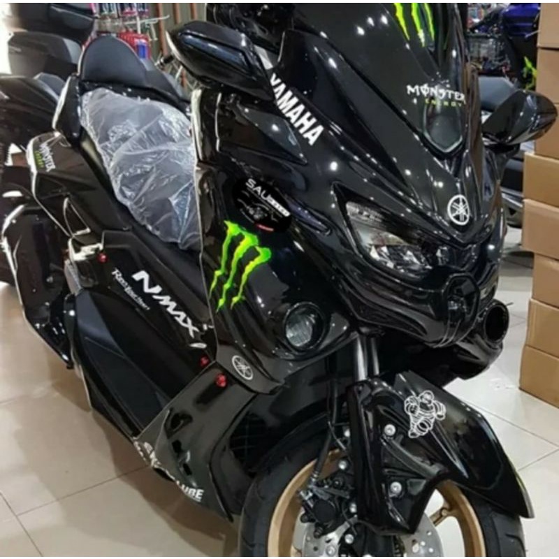 Jual FULL BODY CUSTOM PREDATOR NMAX OLD & NMAX NEW HITAM MONSTER ...