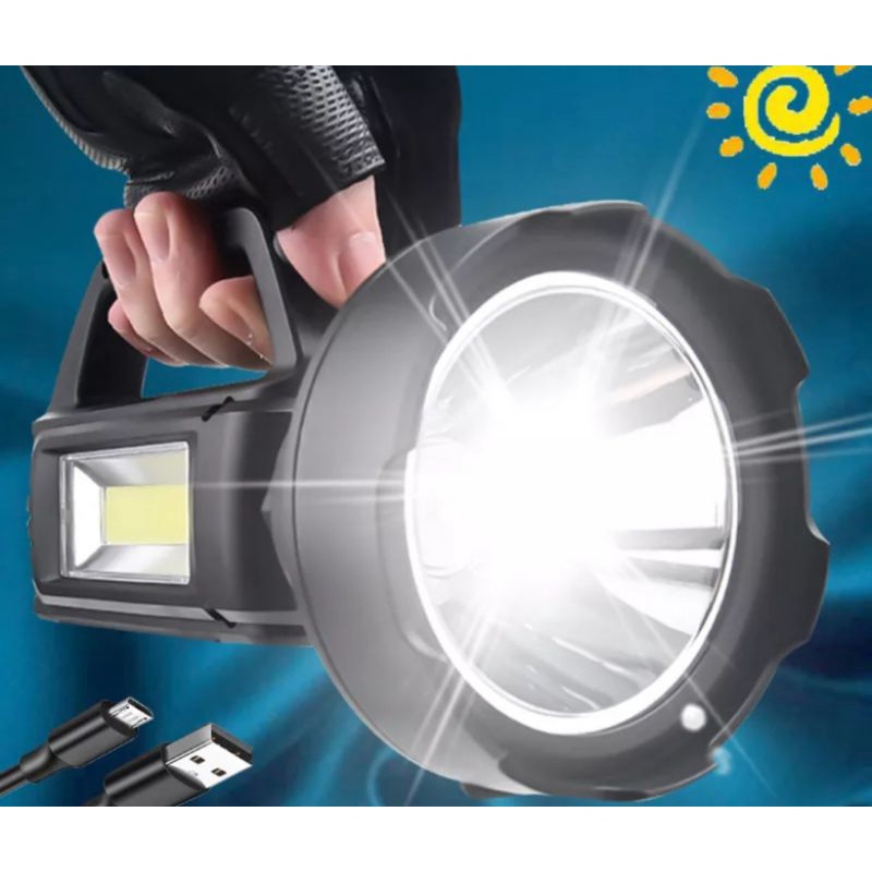 Jual eagle senter besar jarak jauh 400w 2in1 lantera cob led 4 mode ...