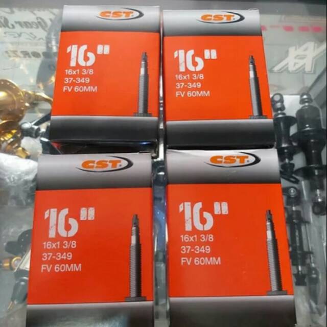 Jual BAN DALAM CST 16 X 1 3/8 FV ERTO 349 BROMPTON PIKES TRIFOLD | Shopee Indonesia