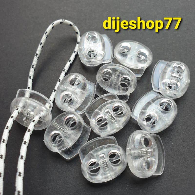 Jual Stopper compo bening transparant / Stopper Tali | Shopee Indonesia