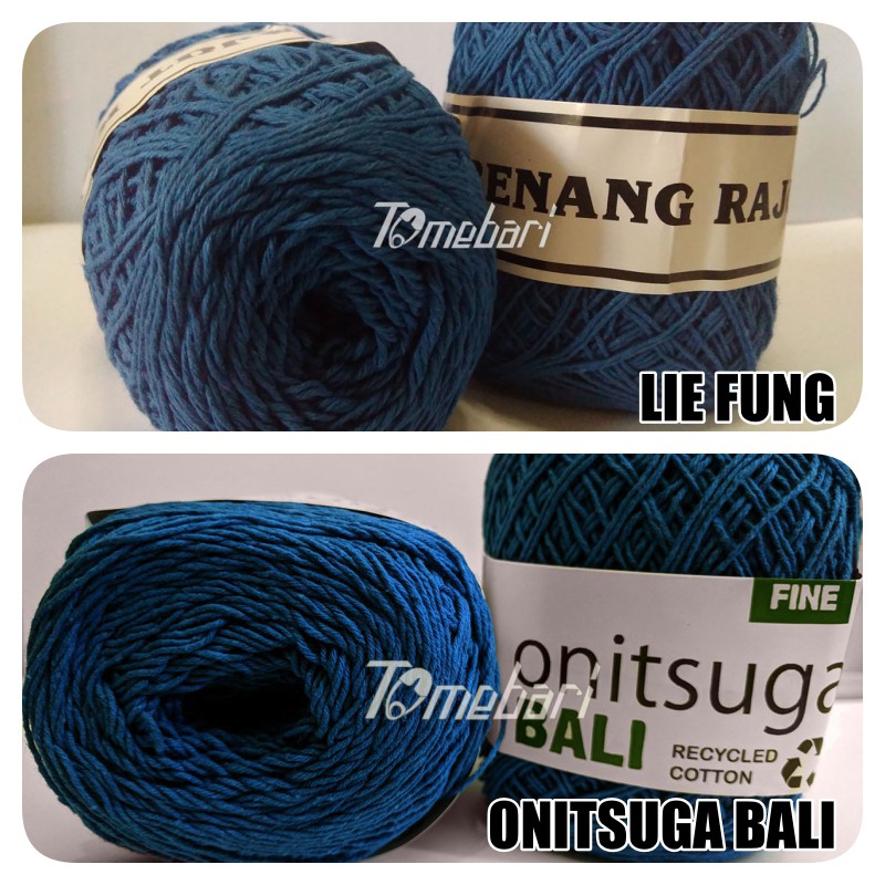 Jual BENANG RAJUT KATUN CERULEAN BLUE / BIRU CERULEAN TB-020 LIE FUNG ...