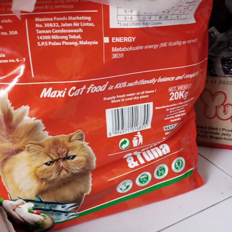 Jual Maxi cat food repack 1 kg | Shopee Indonesia