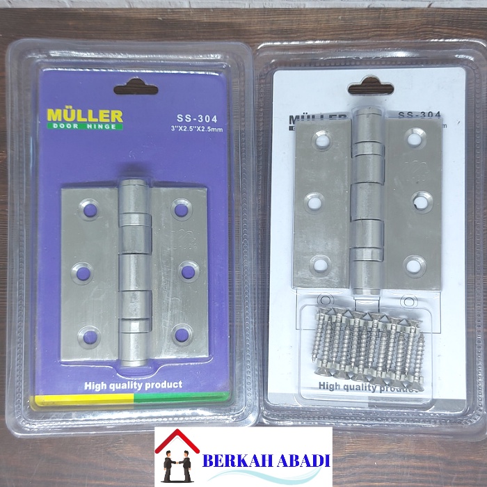Jual Engsel Jendela Engsel Pintu Engsel Lemari Stainless Steel Muller 3 ...