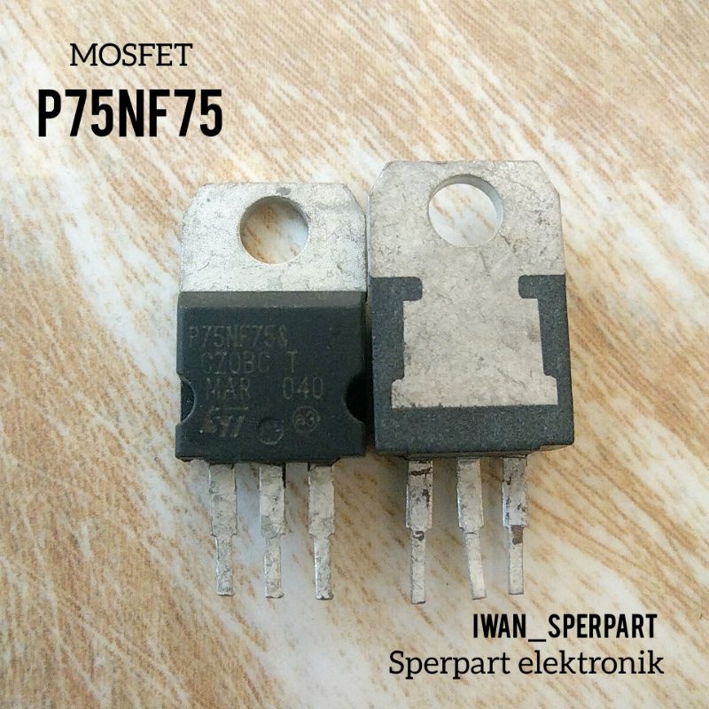 Jual MOSFET P75NF75 75NF75 STP75NF75 | Shopee Indonesia