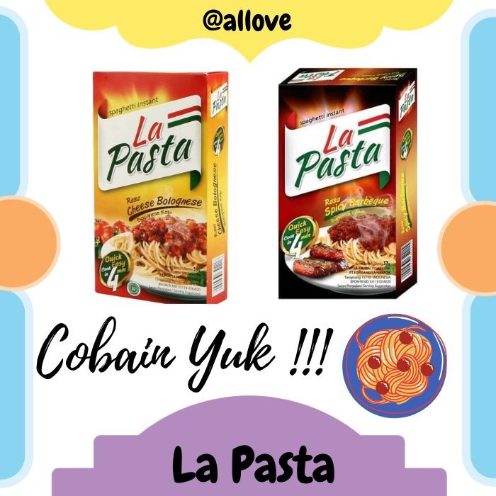 Jual LA PASTA SPAGETTI INSTAN | Shopee Indonesia