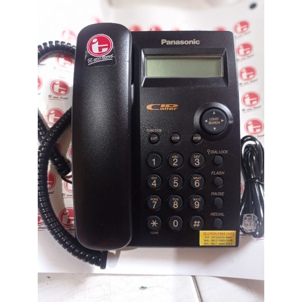 Jual PESAWAT TELPON PANASONIC KX-TS 11 SECOND SINGEL CALLER ID BUAT INDIHOME DAN PABX | Shopee ...